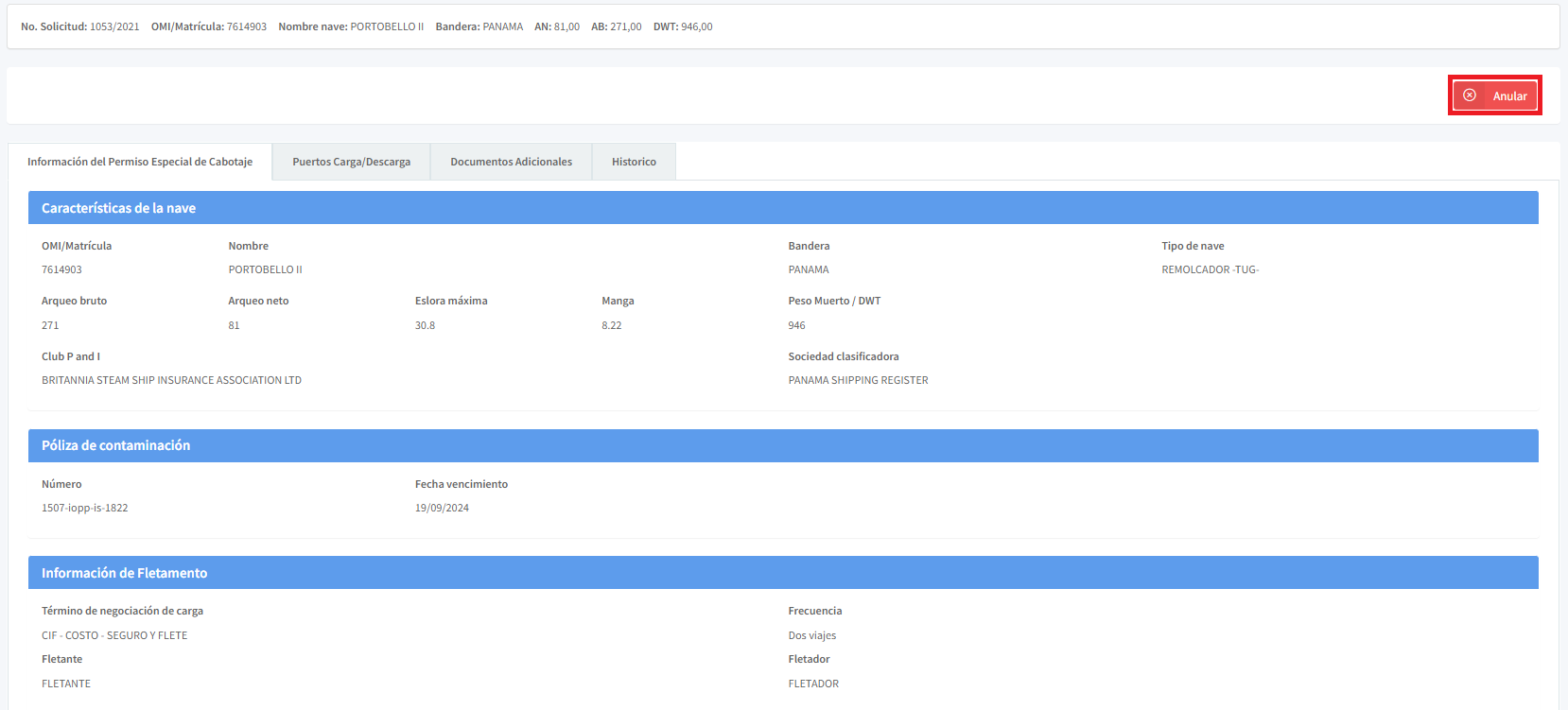 Manual de usarioAnular Solicitudes