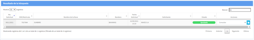 Consultar Solicitudes